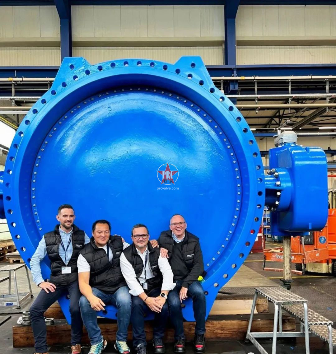 重达 14 吨！TALIS添理仕阀门DN2500 双偏心蝶阀完成出厂验收 - prcvalve.com