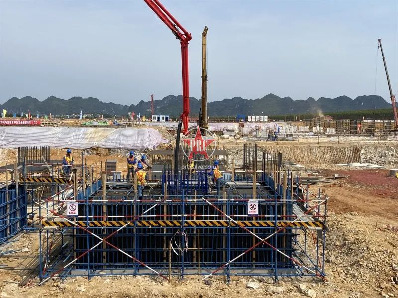 中能建崇左2×660MW电厂工程2号机组锅炉房基础第一罐混凝土开始浇筑 - prcvalve.com